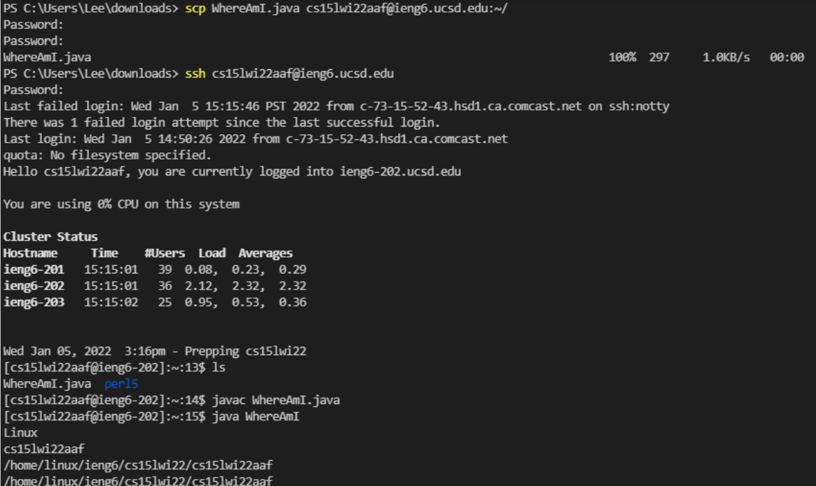 HOW TO LOG INTO A COURSE-SPECIFIC ACCOUNT ON ieng6 - Week 2 Lab Report 1 | cse15l-lab-reports